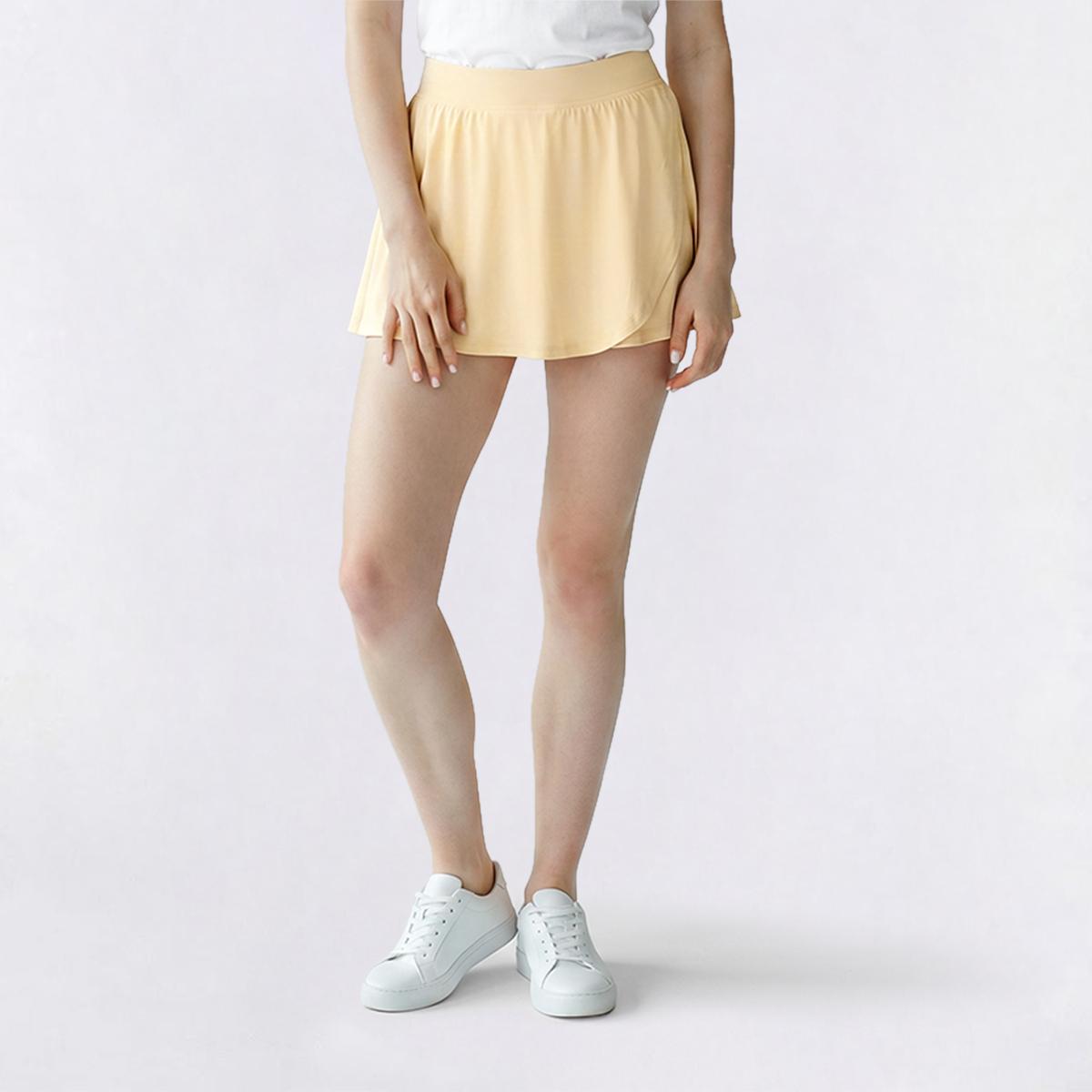 Click here for Juniors No Comment Wrap Tennis Skort - Anise prices